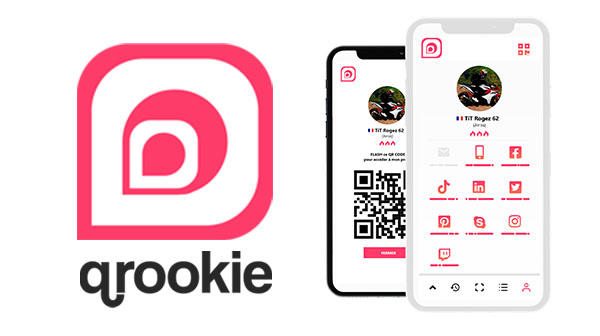 QRookie | Carte de visite virtuelle QR Code Facebook, Instagram, TikTok.